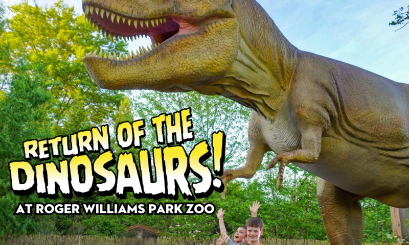 Return of the Dinosaurs at the RWP Zoo | Roger Williams Park